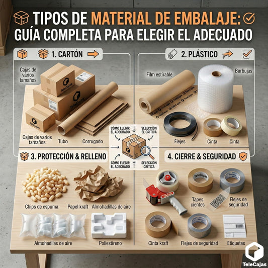Tipos de Material de Embalaje: Guía Completa — TELECAJAS
