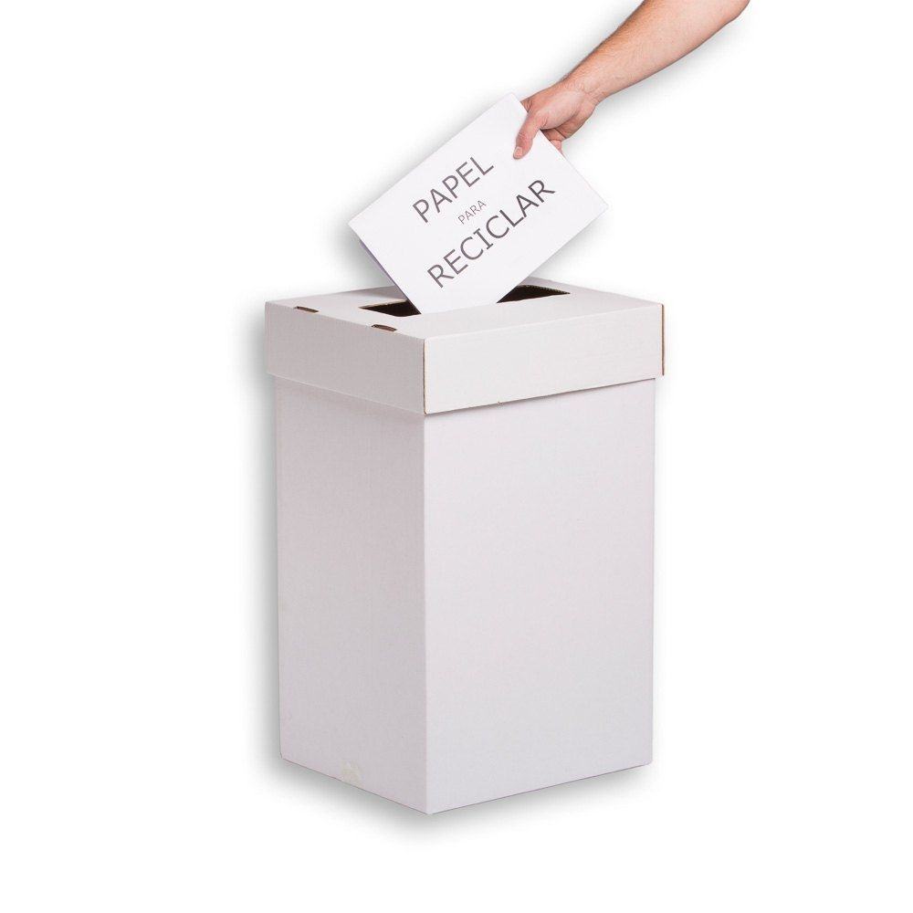 TELECAJAS | Caja Papelera Anónima (41x32,5x69 cms) Tapa Superior